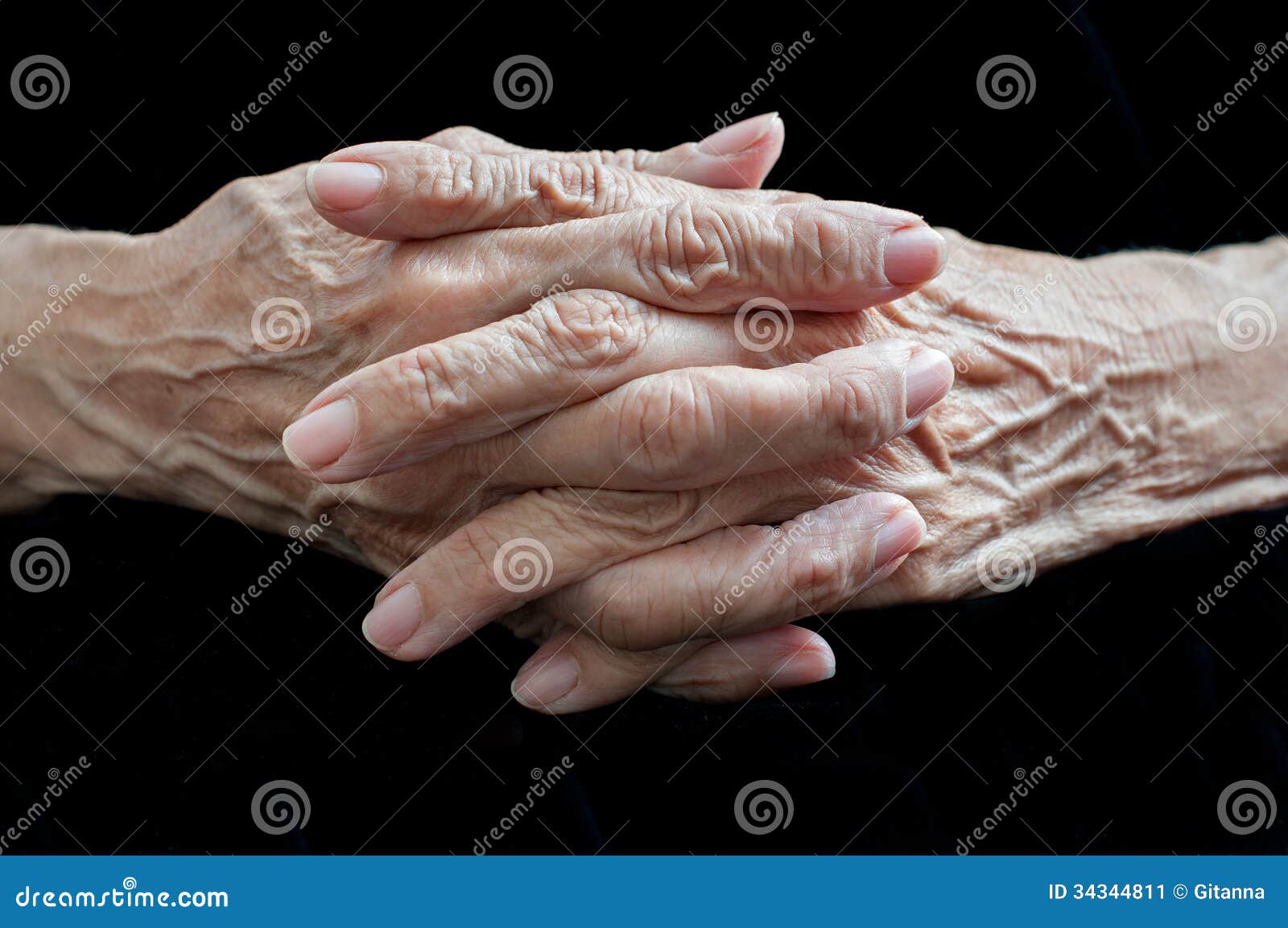 Elderly hands stock image. Image of people, fingernail - 34344811