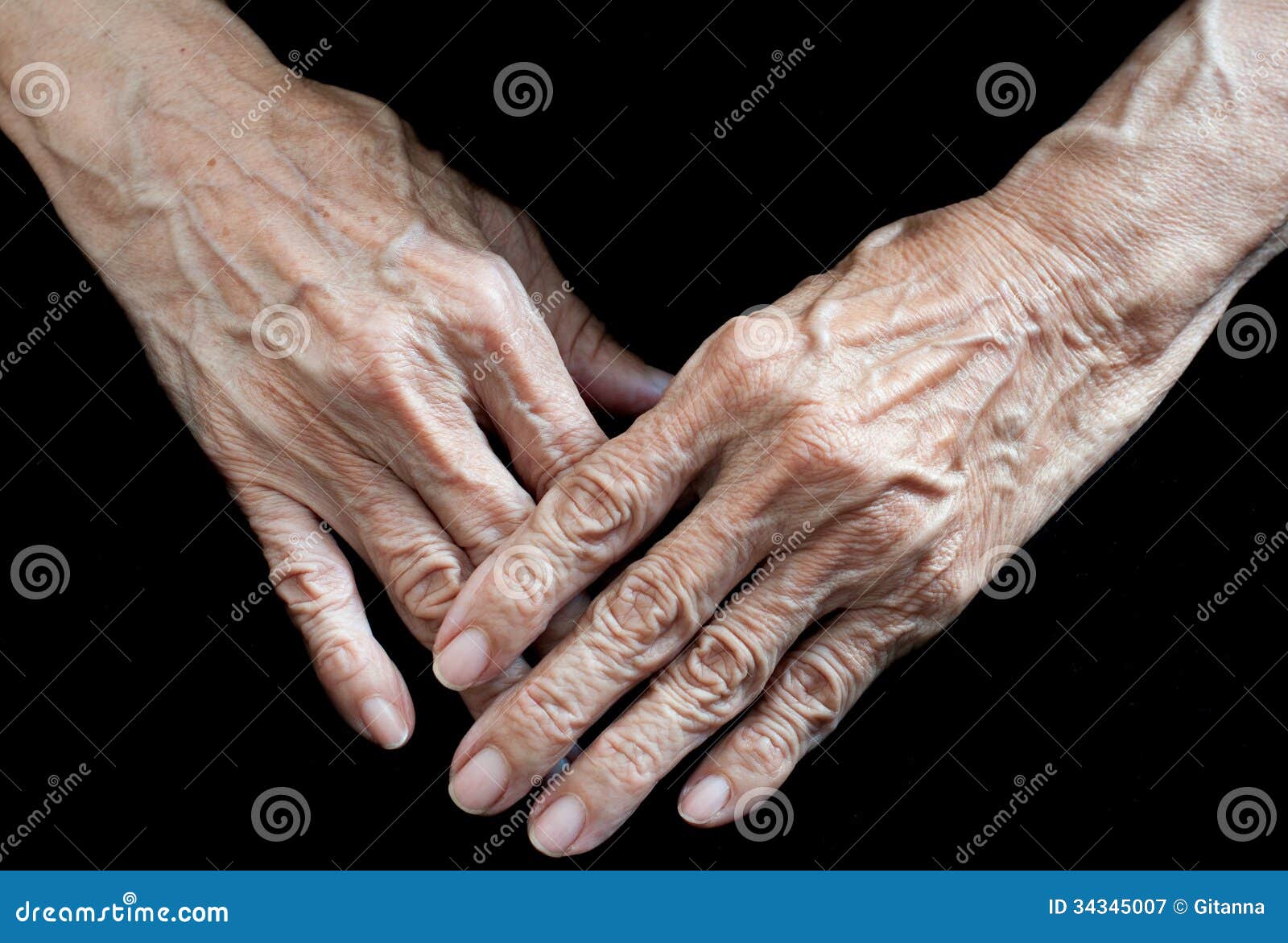 Elderly hands stock image. Image of palm, female, people - 34345007