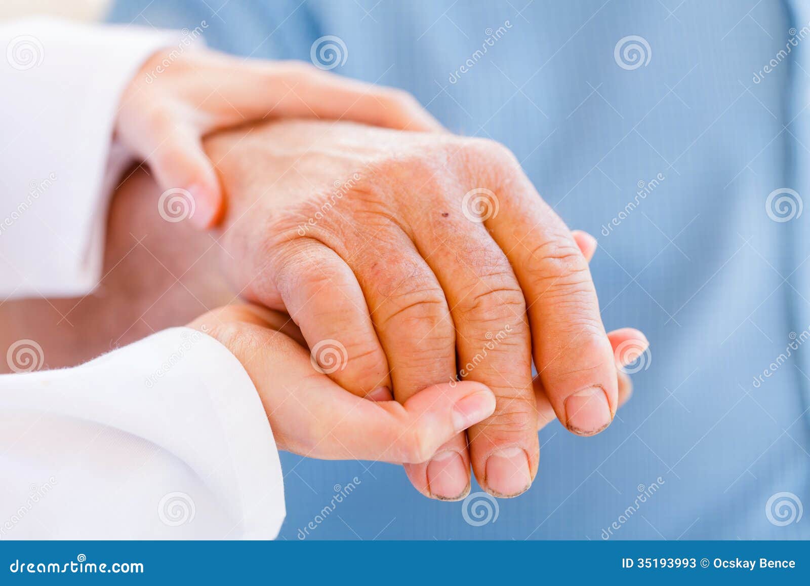 Elderly hands stock image. Image of caretaker, geriatric - 35193993