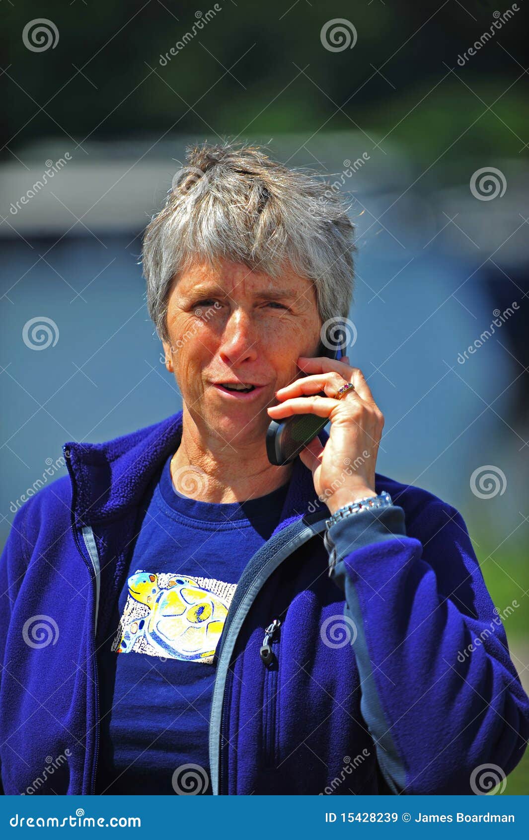 Elderly lady on cell phone stock image. Image of ring - 15428239