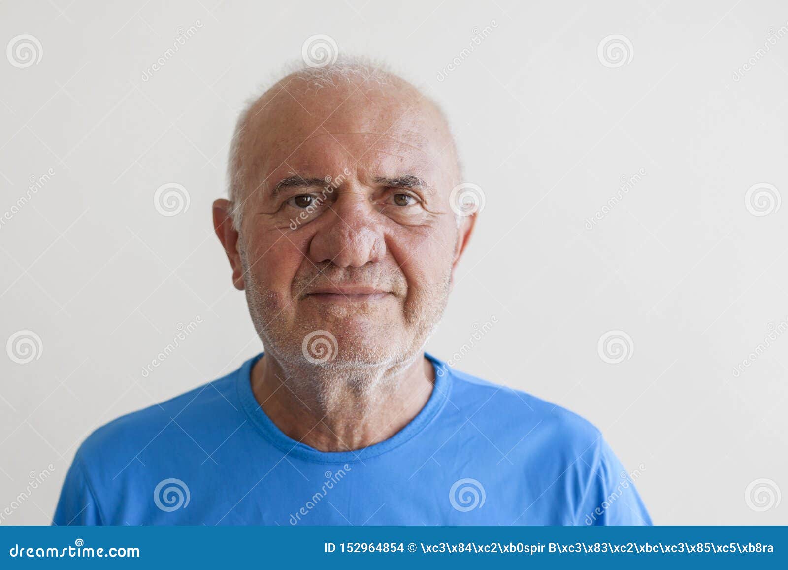 Elderly Man Face Expression Concept Stock Photo - Image of senior ...