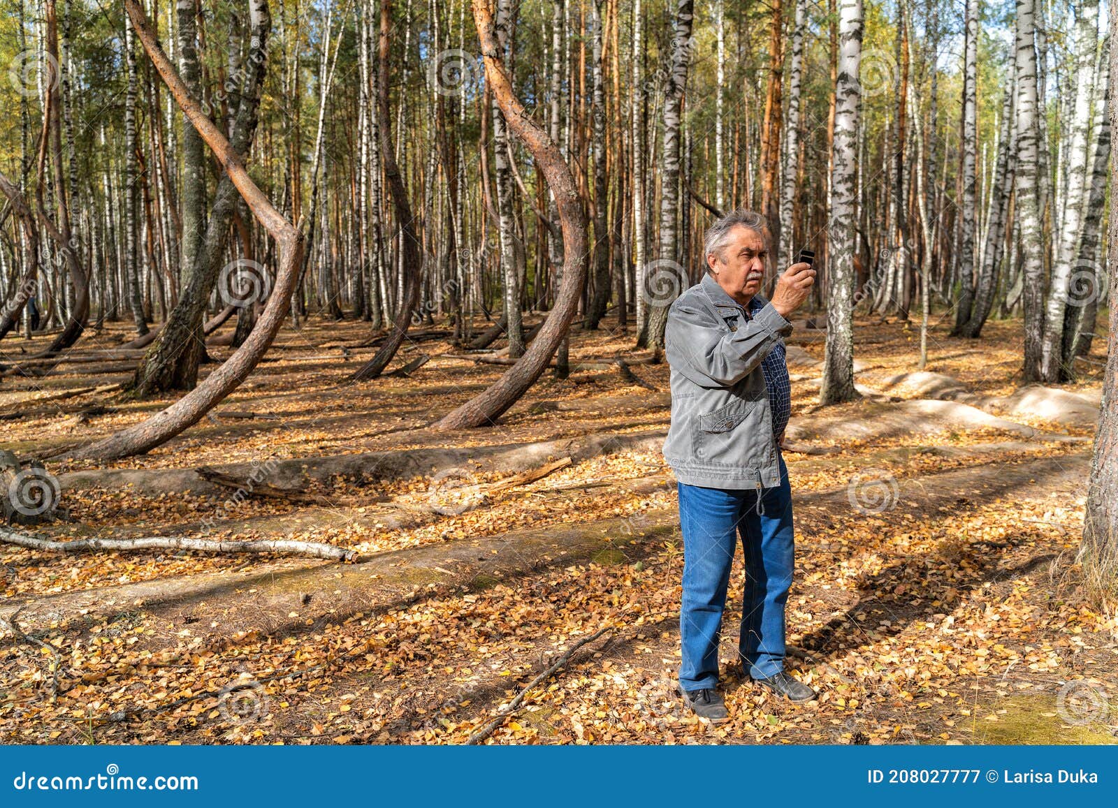 An Elderly Man Got Lost in the Woods Stock Image - Image of background ... An Elderly Man Got Lost in the Woods Stock Image - Image of background ...