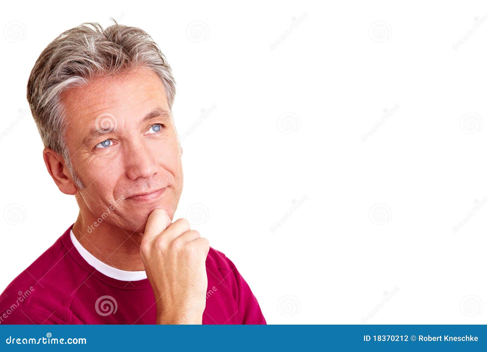 Elderly Man Looking Thoughtful Stock Photo - Image of retirement ...