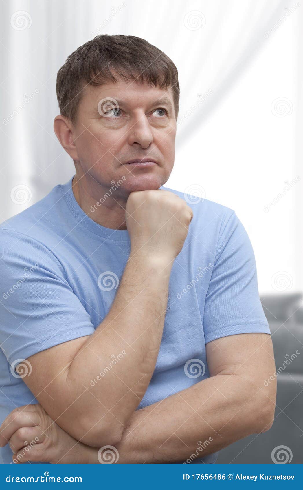 Elderly Man Lost in Thought Stock Photo - Image of serene, relaxation ...