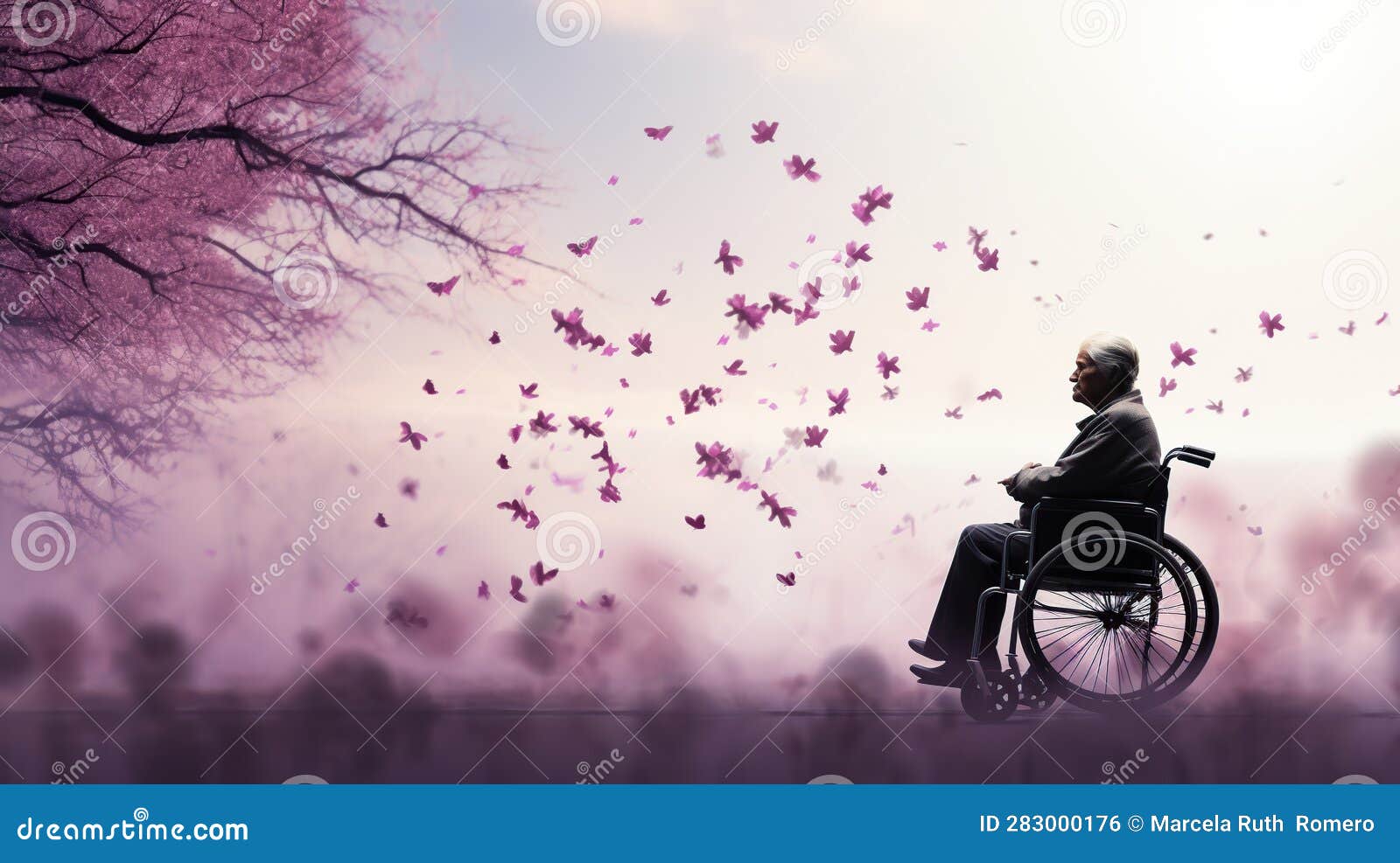 Elderly Man with Memory Loss. Generative AI Stock Photo - Image of ...