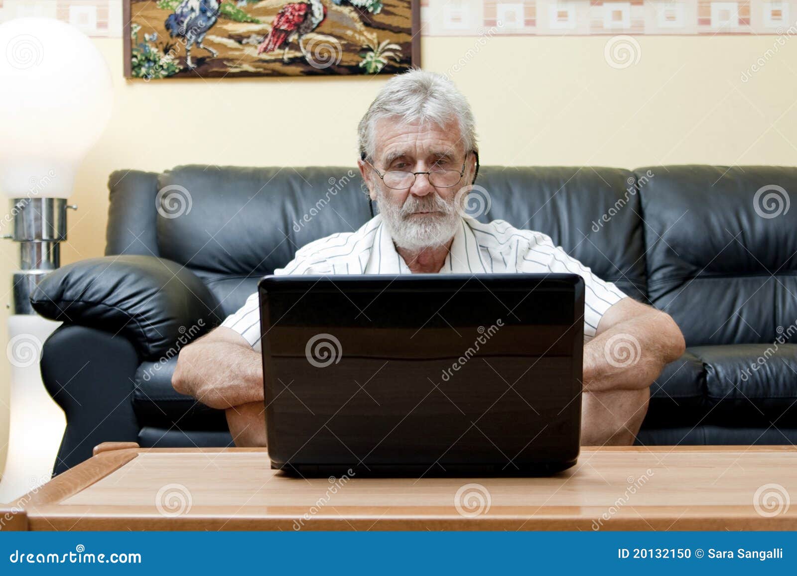 Elderly man using computer stock photo. Image of monitor - 20132150 Elderly man using computer stock photo. Image of monitor - 20132150