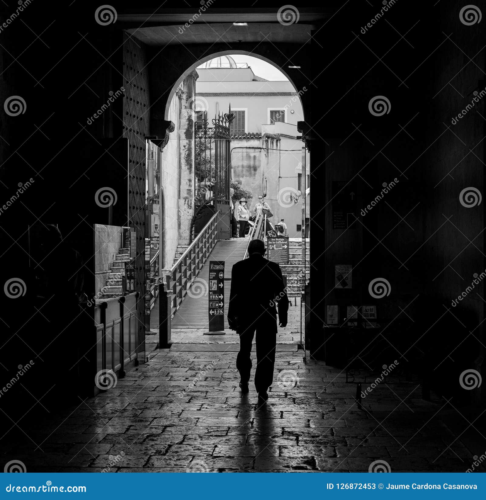 Elderly Man Walking Outside a Building Editorial Stock Photo - Image of ...
