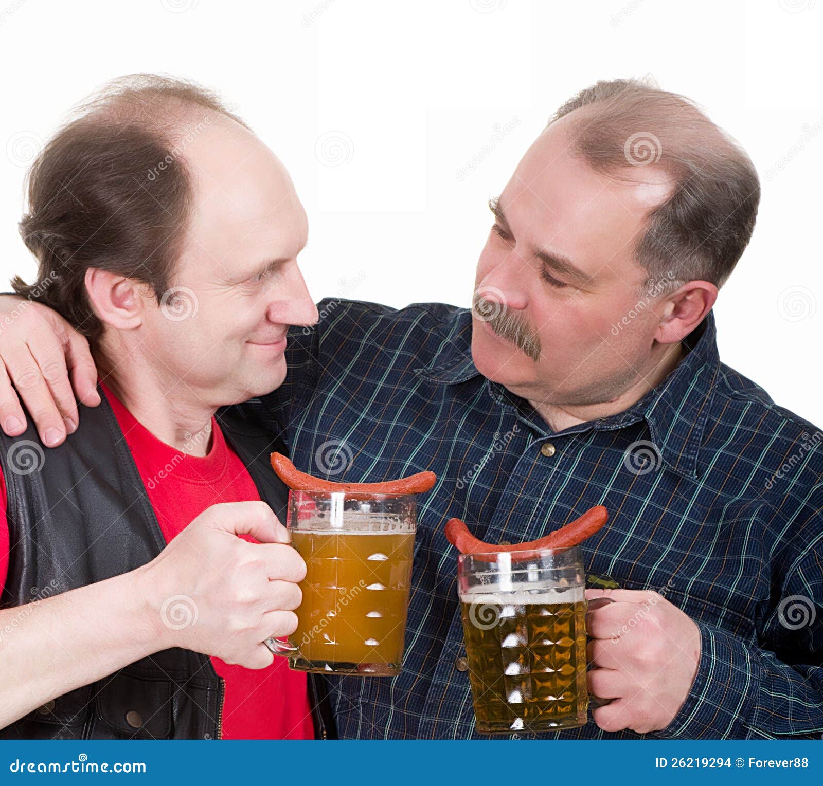 Elderly Men Holding a Beer Belly Stock Photo - Image of human ...