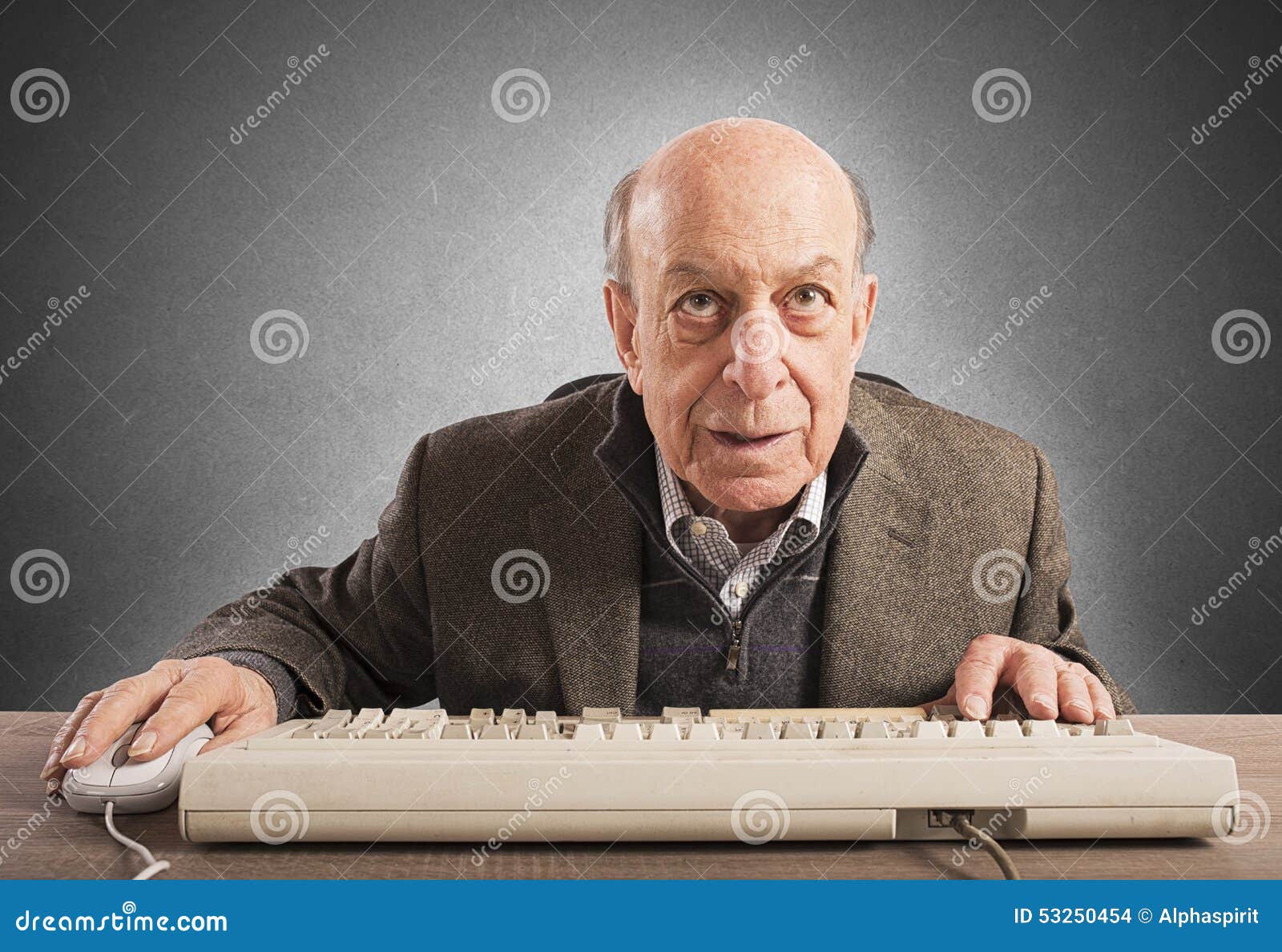 Elderly nerd stock photo. Image of desk, adult, community - 53250454