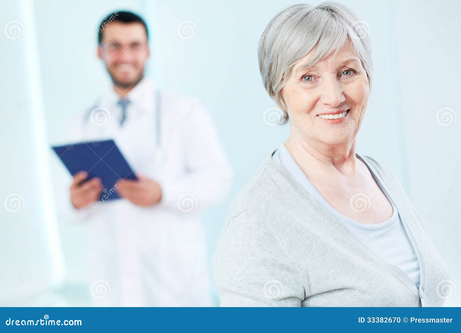 Elderly patient stock photo. Image of clinic, medic, people - 33382670