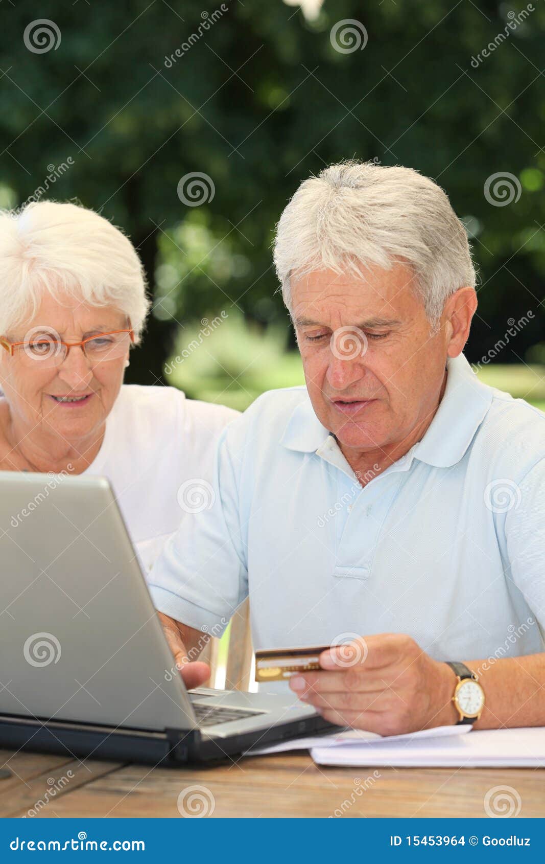 Elderly People and Internet Stock Photo - Image of woman, hobby: 15453964
