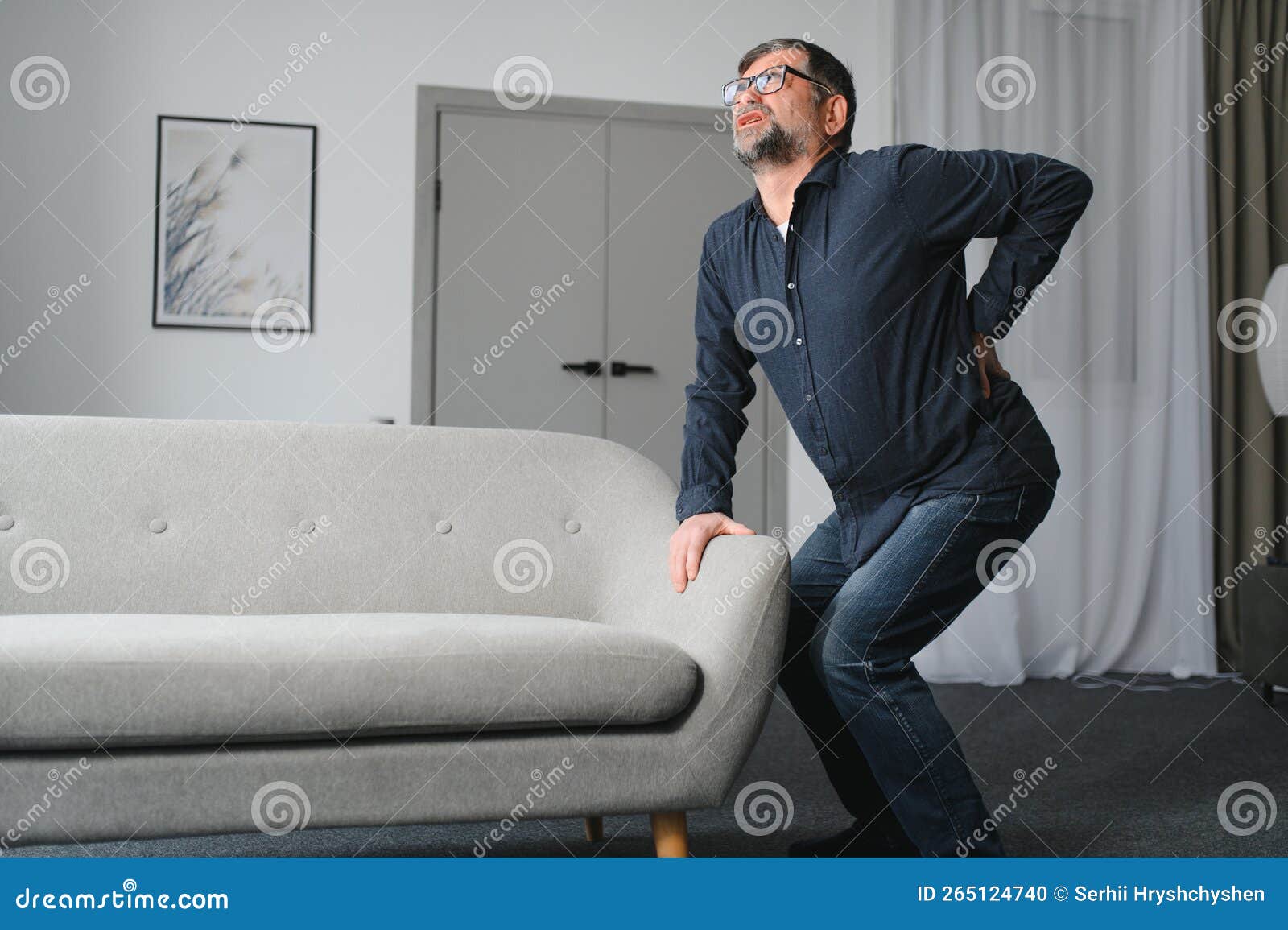 Elderly People with Lower Back Pain Stock Photo - Image of chinese ...