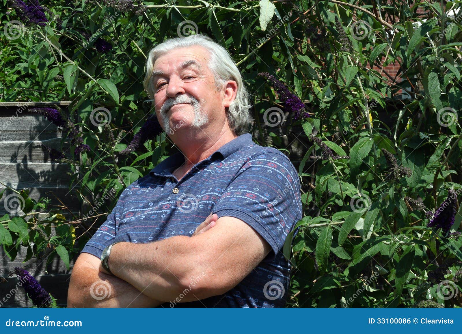 Elderly smug man. stock photo. Image of male, complacent - 33100086