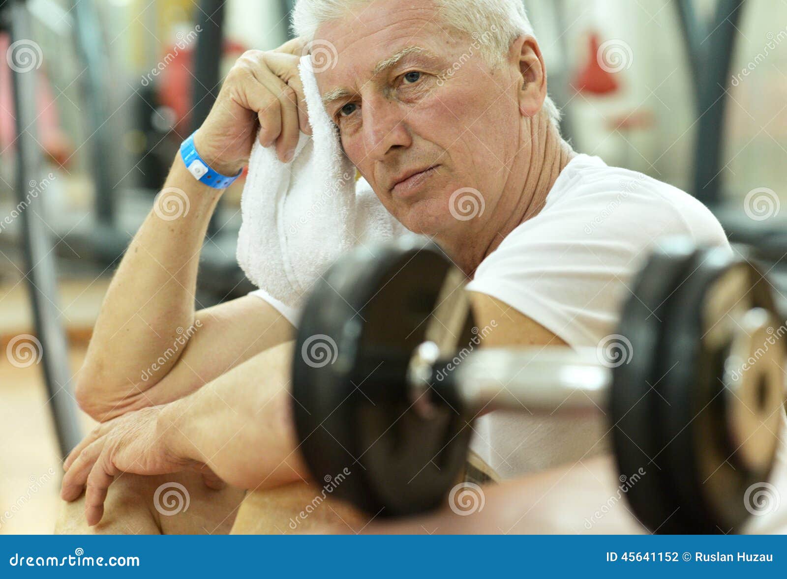 Elderly tired man stock photo. Image of retirement, caucasian - 45641152