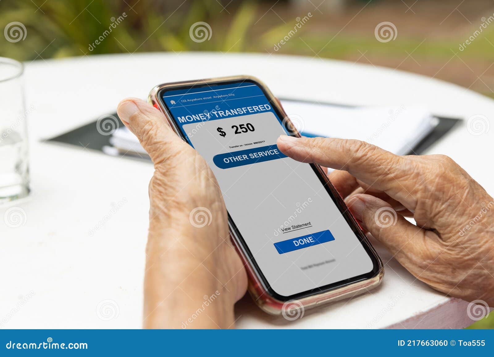Elderly Woman Confused and Trying To Transfer Money on Mobile Phone ... Elderly Woman Confused and Trying To Transfer Money on Mobile Phone ...