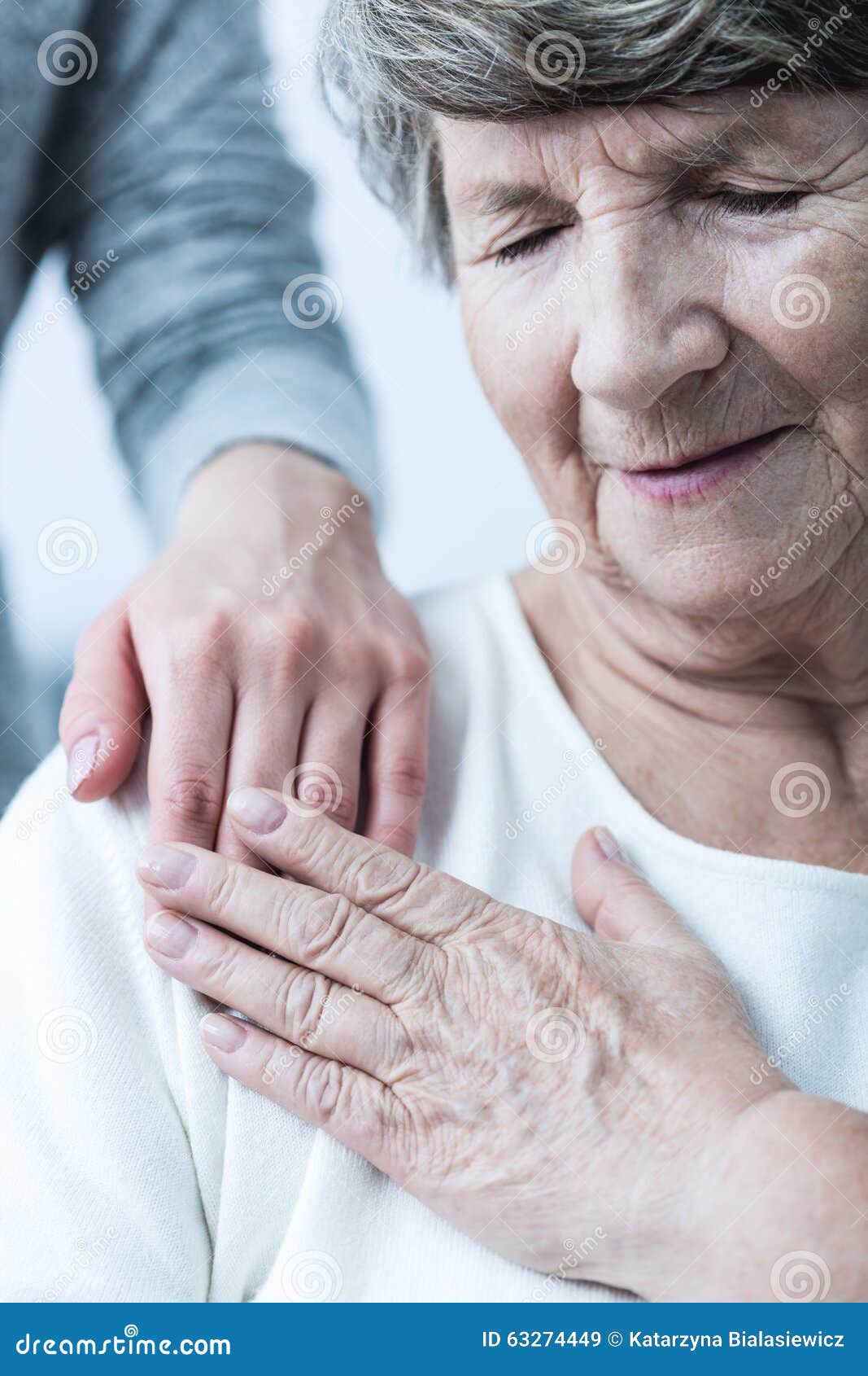Elderly Woman Having Support Stock Image - Image of retirement ...