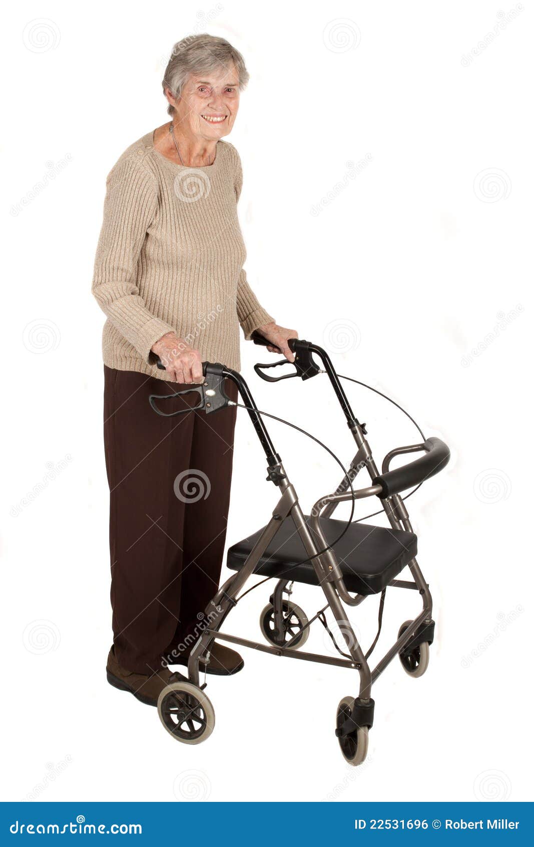 Elderly woman with walker stock photo. Image of hair - 22531696 Elderly woman with walker stock photo. Image of hair - 22531696