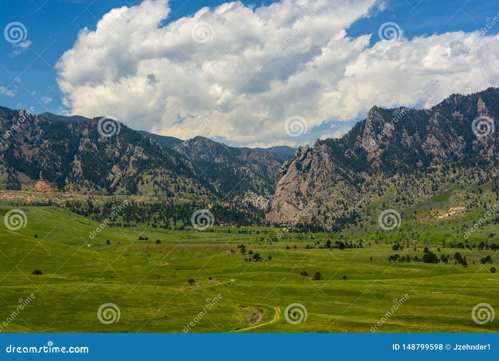 Eldorado Canyon in Boulder County, Colorado on a Sunny Day Stock Photo ...