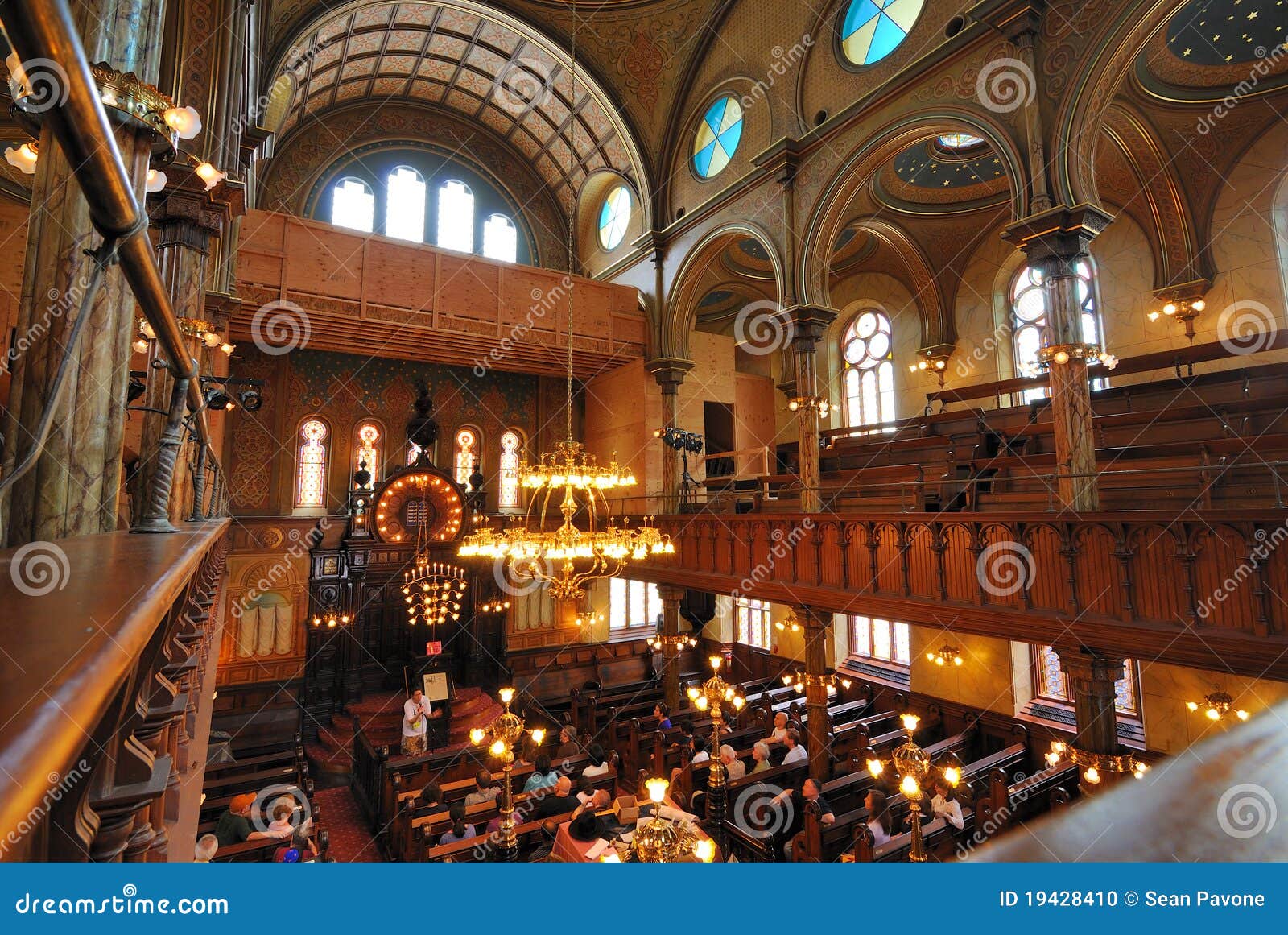 Eldridge Street Synagogue Interior Editorial Image - Image of jews ...