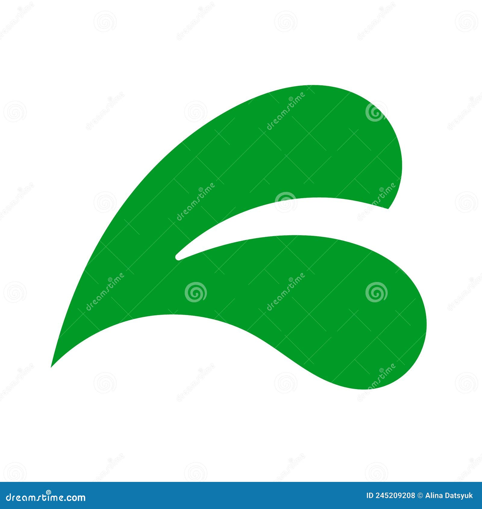 Eleaf Green Symbol Nature Logo. Leaf Emblem Icon Vector Logo. Stock ...