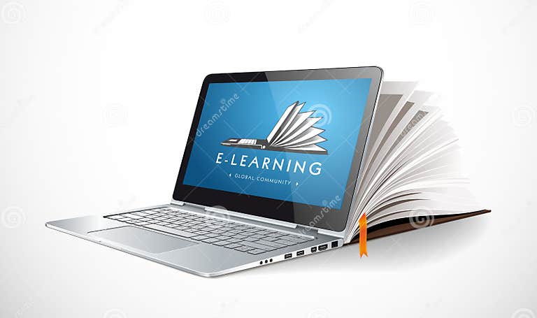 Elearning Concept - Online Learning System - Knowledge Growth Stock ...