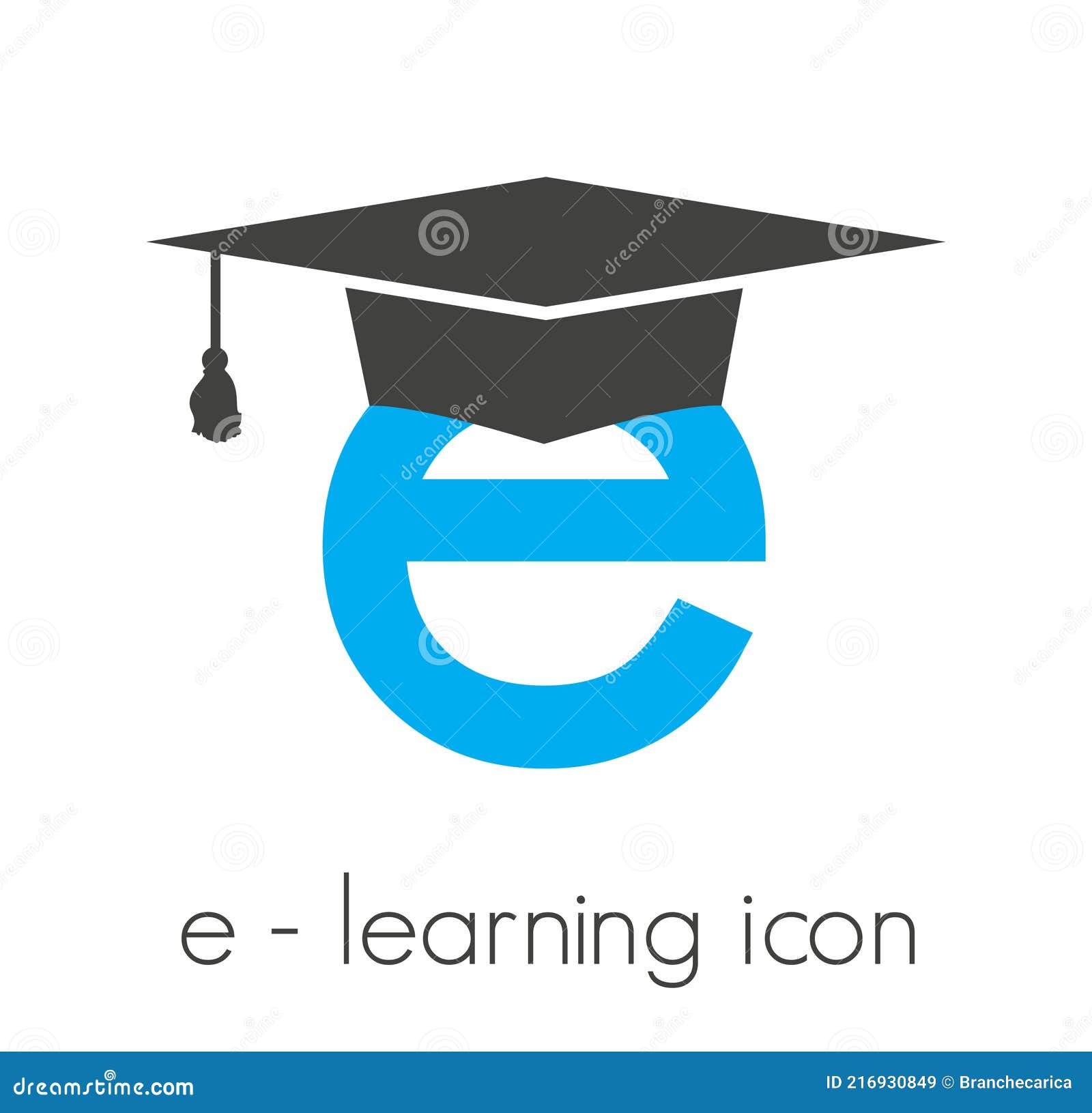 Elearning concept stock vector. Illustration of design - 216930849