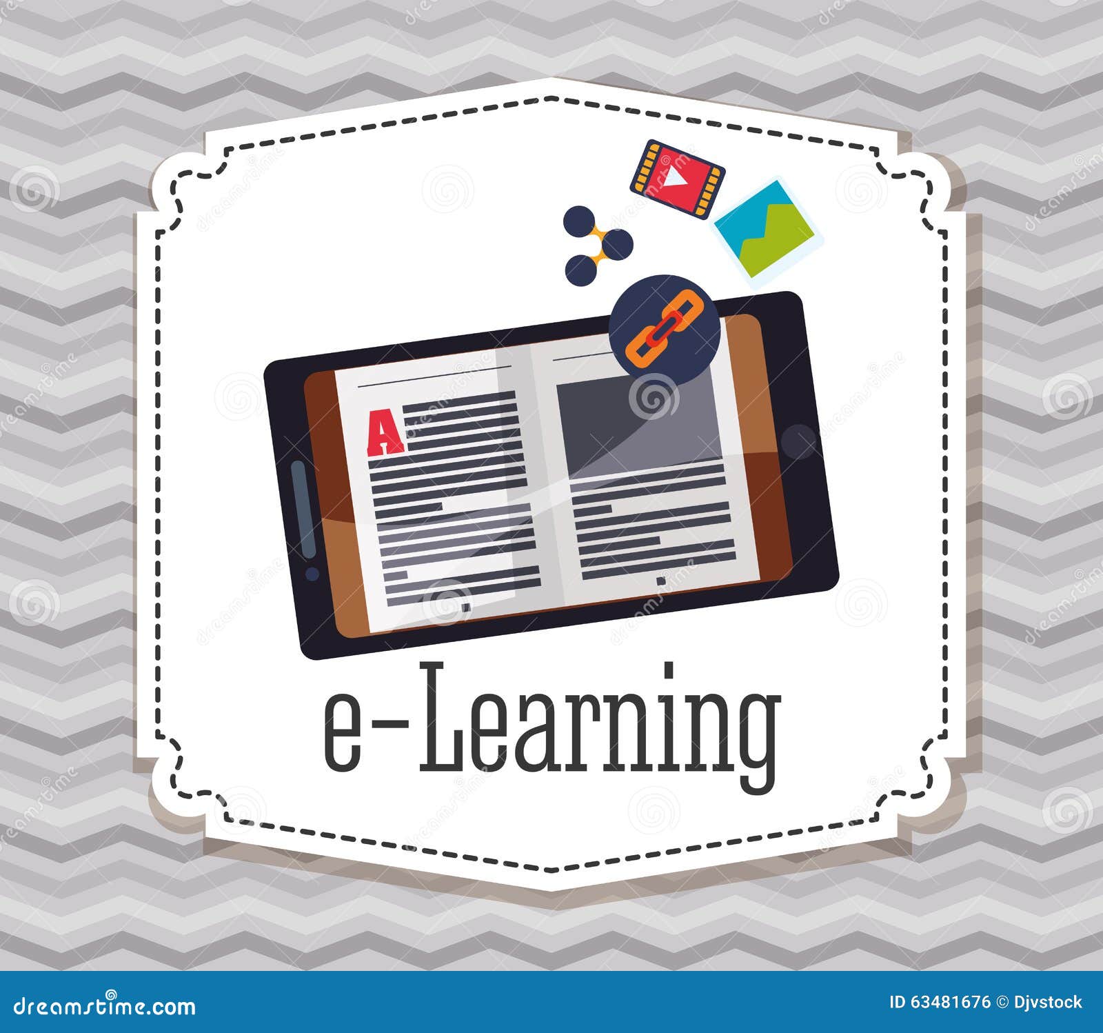 Elearning and Education Design Stock Vector - Illustration of icon ...