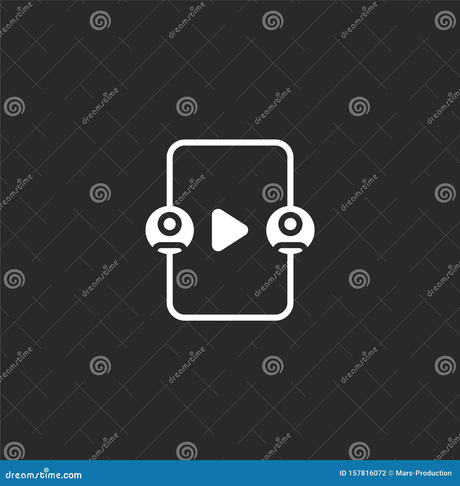 Elearning Icon. Filled Elearning Icon for Website Design and Mobile ...