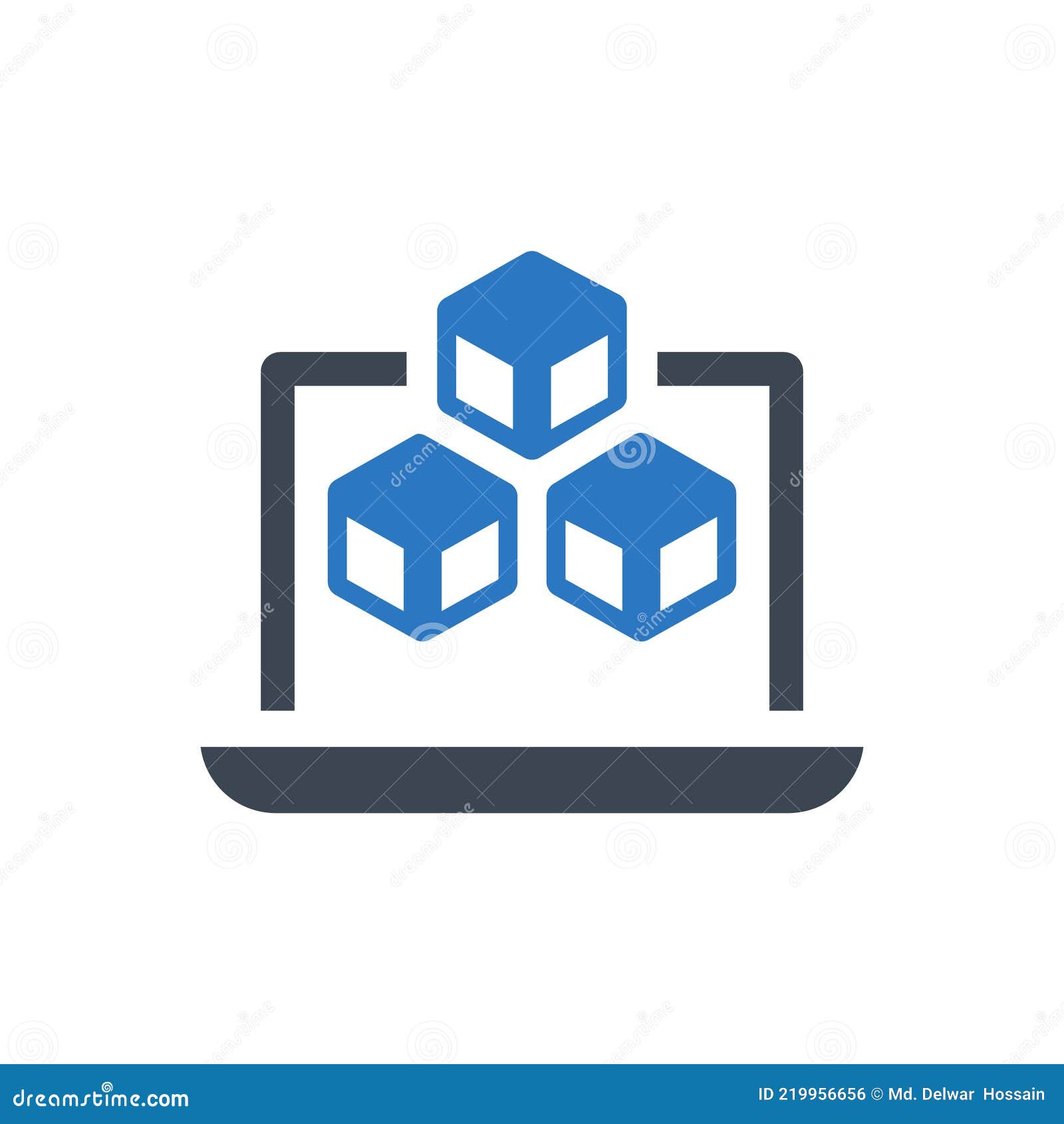 Elearning icon stock vector. Illustration of learning - 219956656