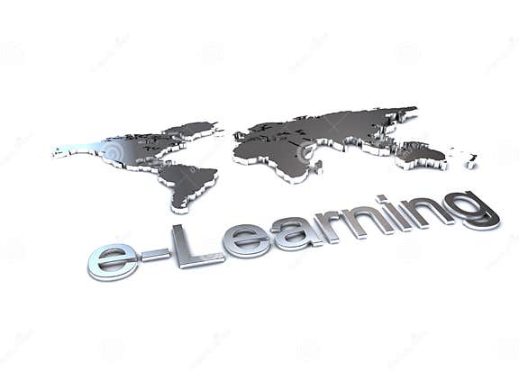 Elearning Logo for Education Stock Illustration - Illustration of ...