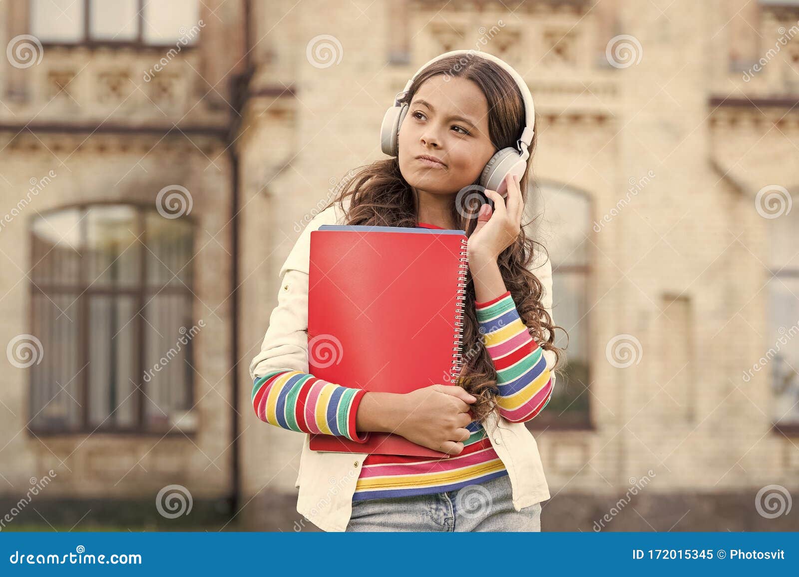 Elearning and Modern Methods. Distant Education. Listening School Book ...