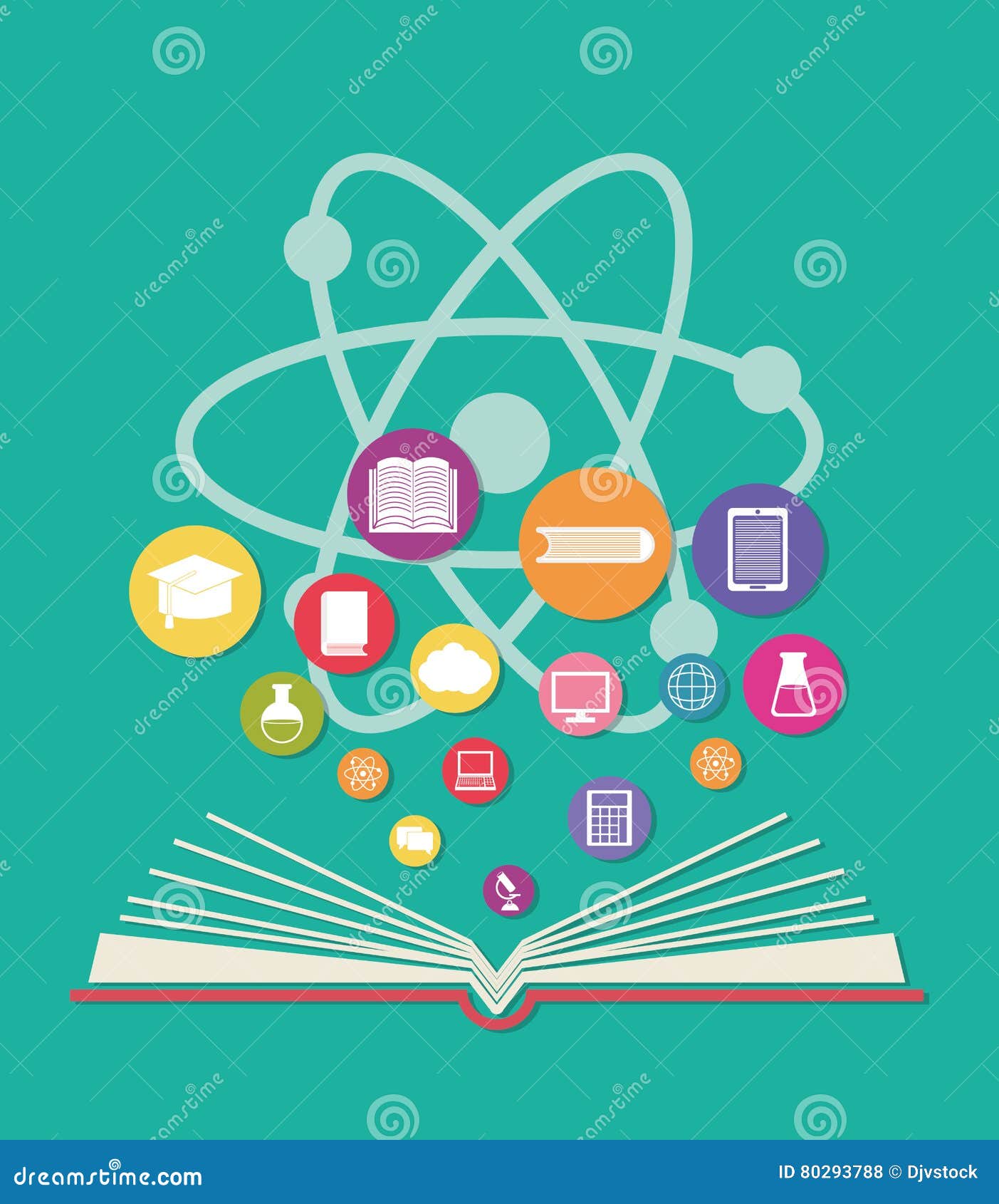 Elearning online education stock vector. Illustration of online - 80293788