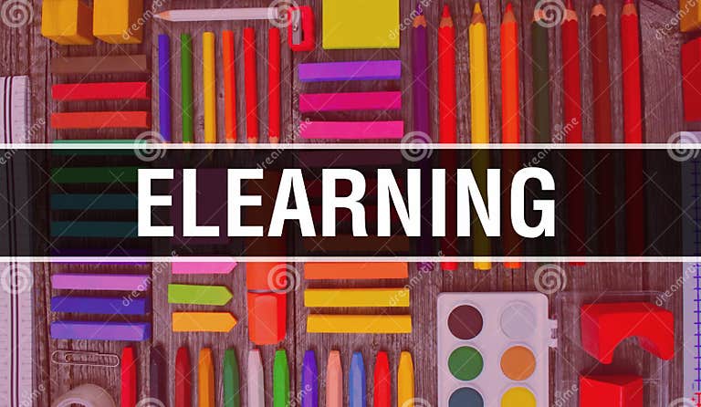 Elearning Text with Back To School Wallpaper. Elearning and School ...