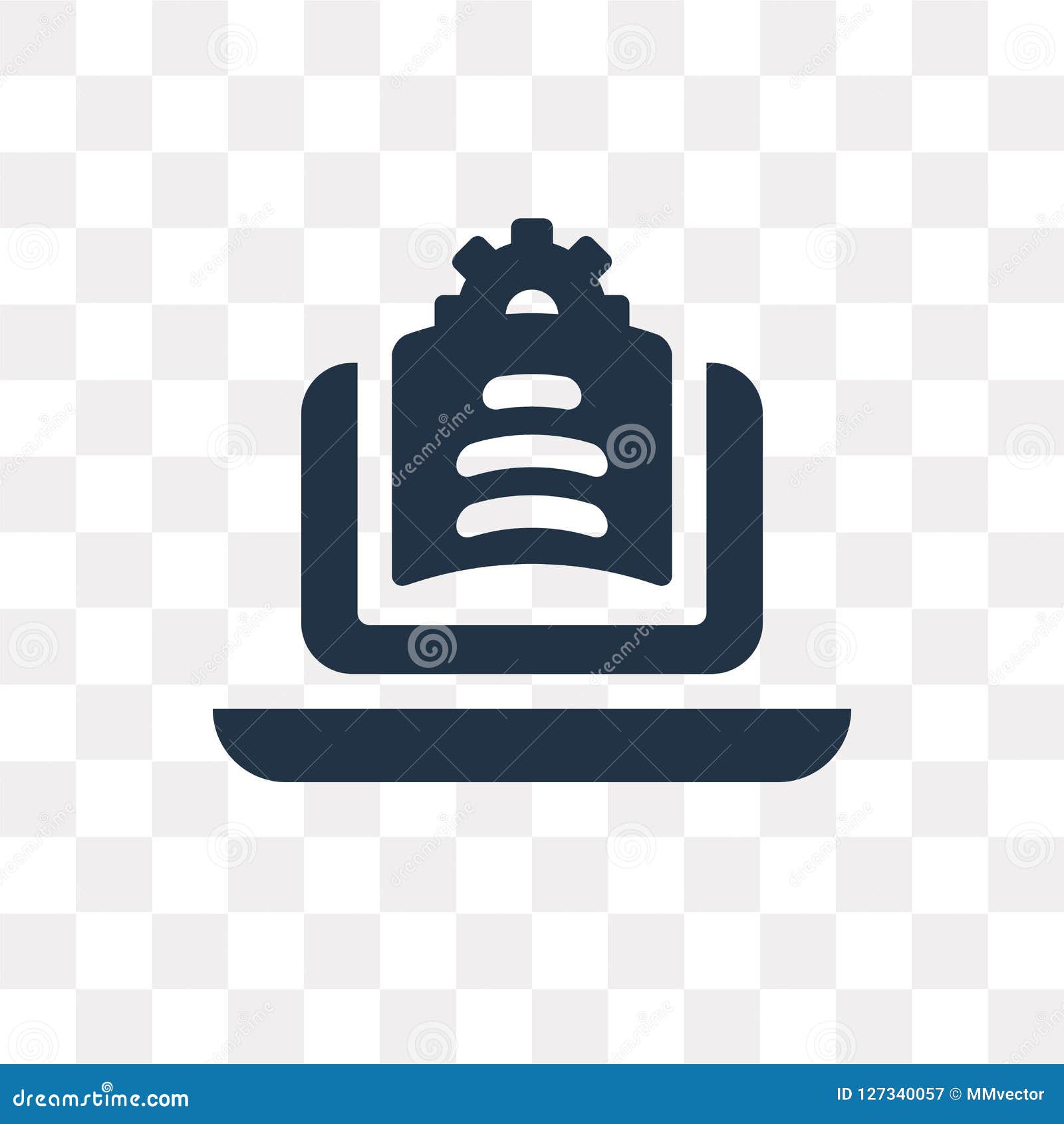 Elearning Vector Icon On White Background. Flat Vector Elearning Icon ...