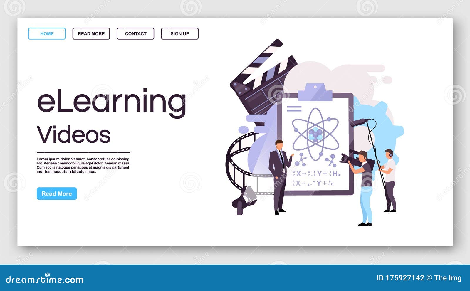 Elearning Interface And Elements Cartoon Vector | CartoonDealer.com ...