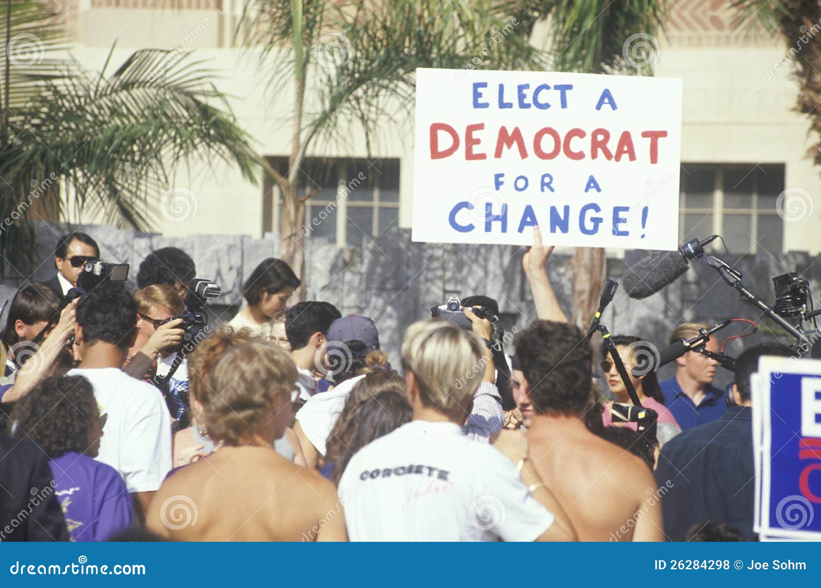 Elect a Democrat for a Change Editorial Stock Photo - Image of united ...