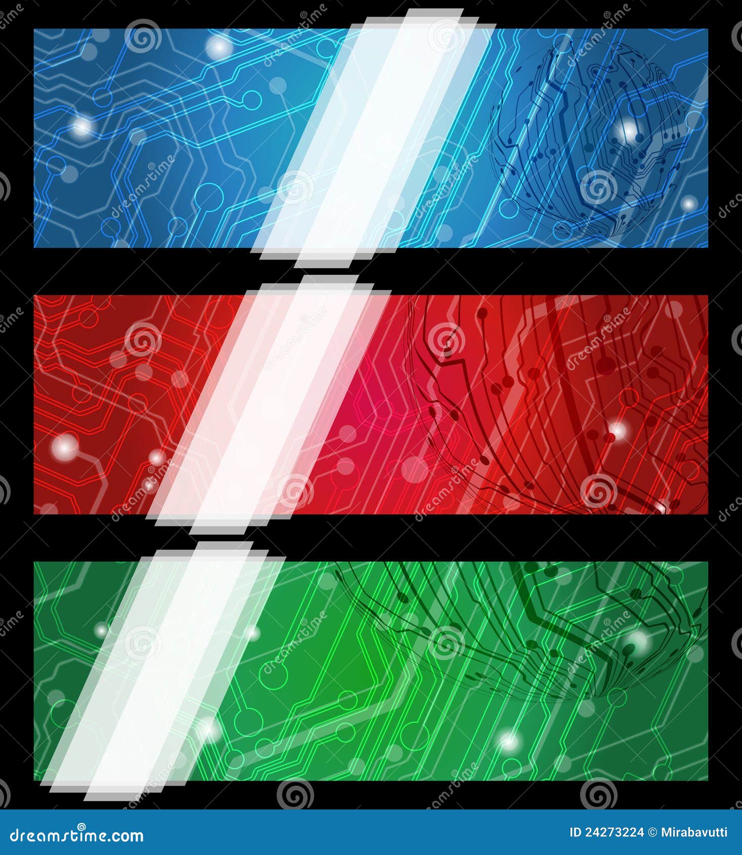 Electic board banners stock vector. Illustration of engineering - 24273224