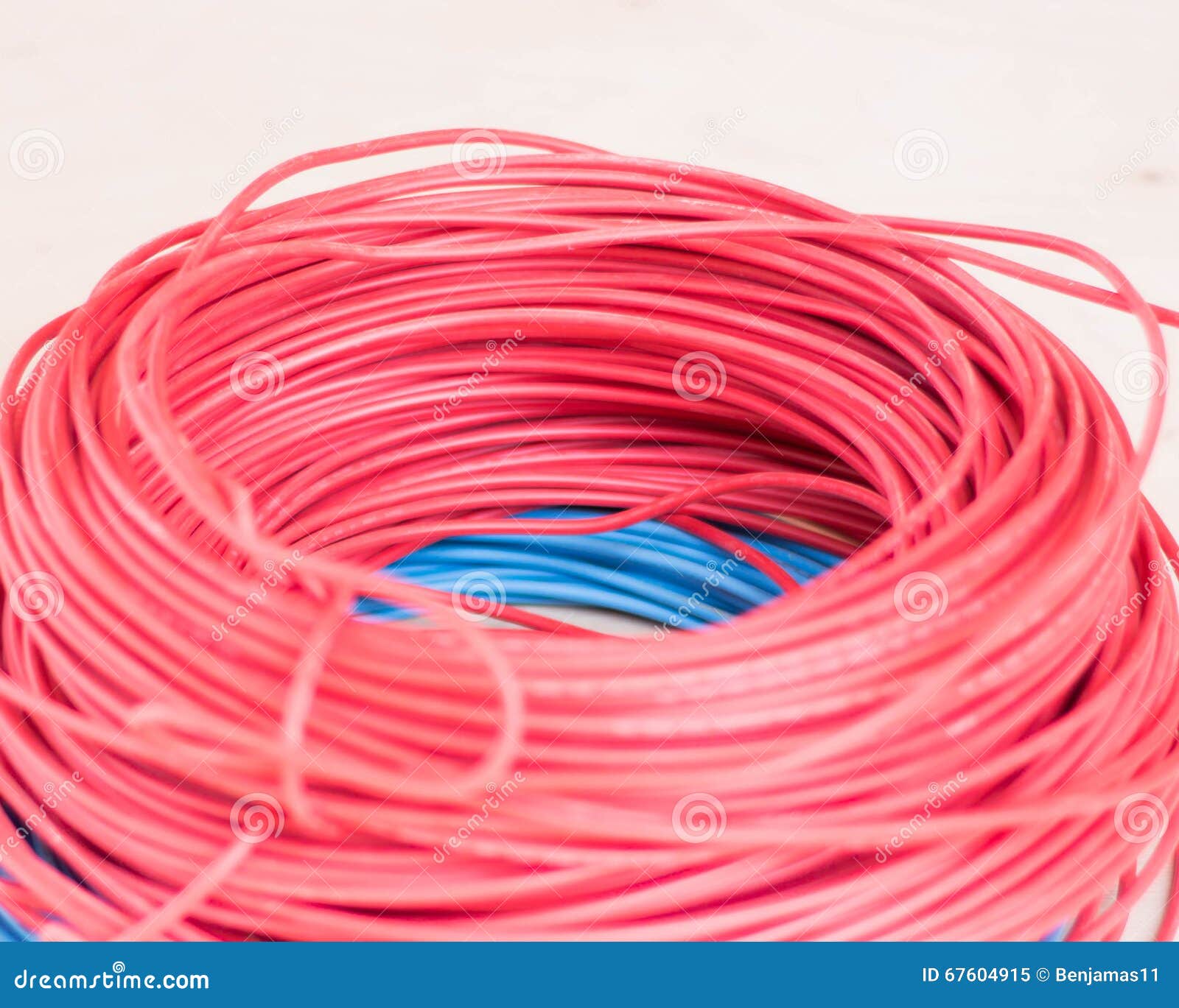 Electic wire. stock image. Image of insulated, electricity - 67604915