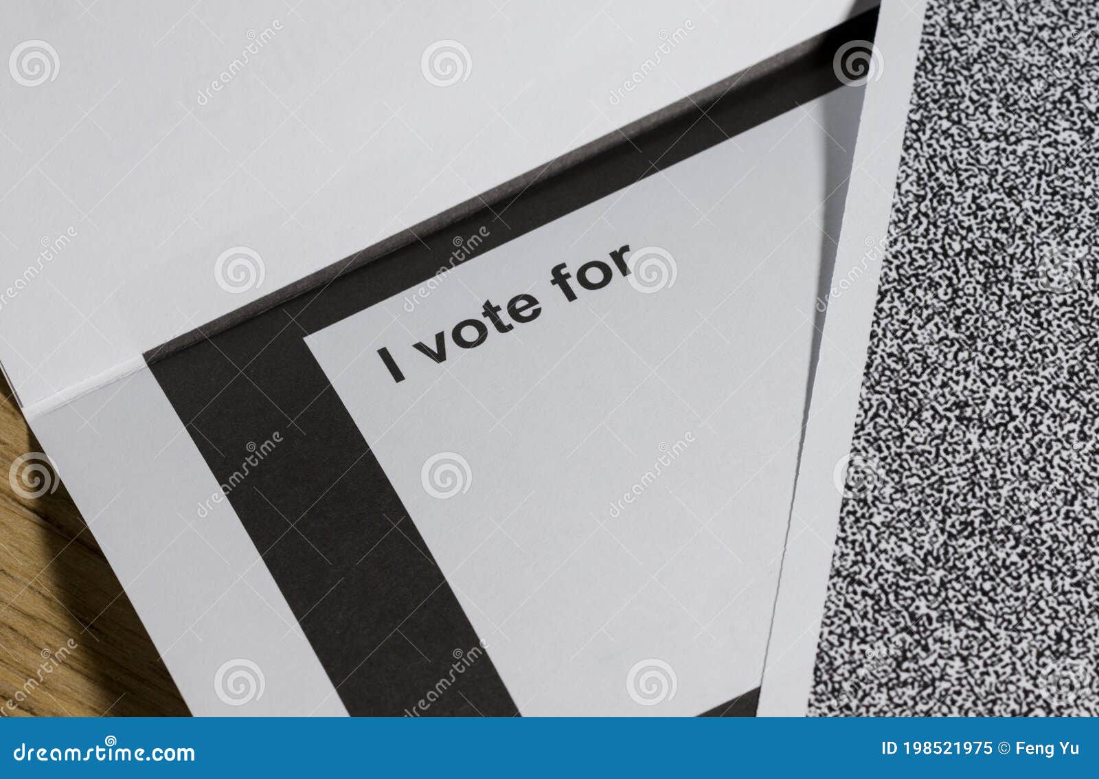 Election Ballot and Secrecy Sleeves Stock Image - Image of sleeves ...
