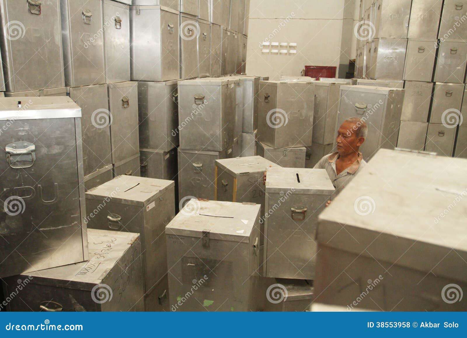 Election box editorial stock photo. Image of java, indonesia - 38553958