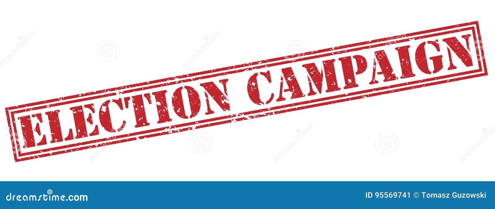 Election campaign stamp stock illustration. Illustration of frame ...