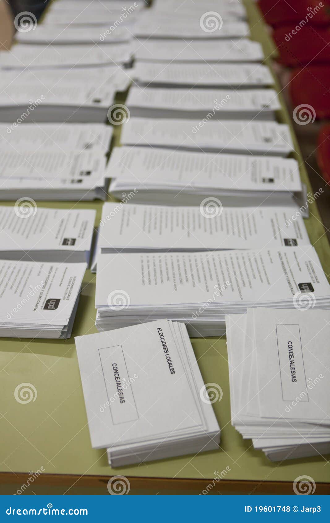 Election cards editorial stock photo. Image of papers - 19601748