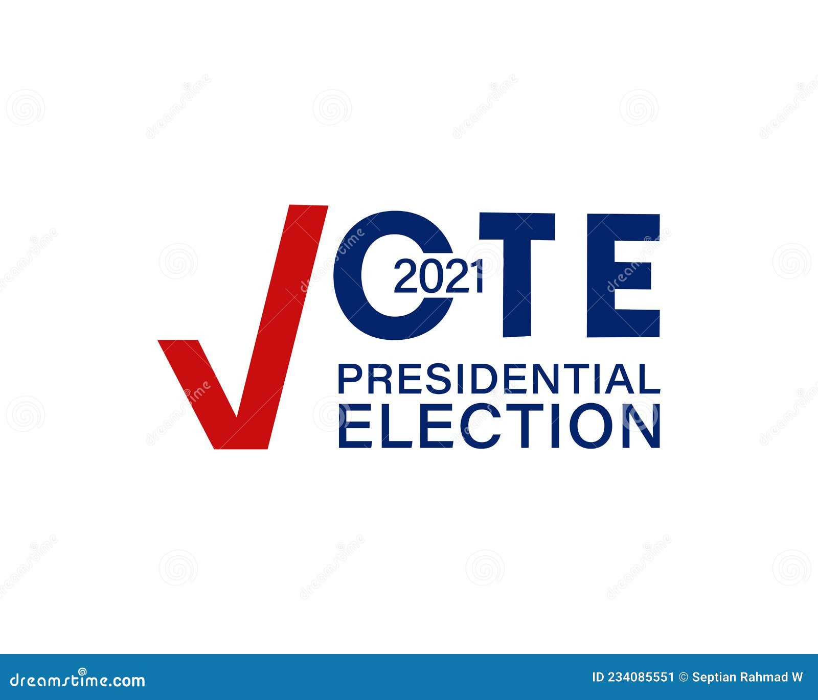 Voting Symbols Vector Design Presidential Election with Typhography ...