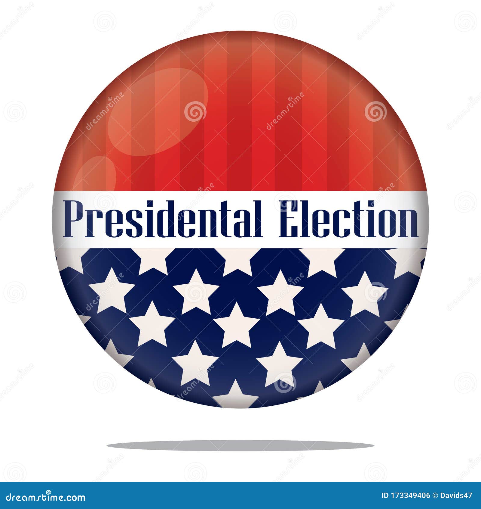 Election day button stock vector. Illustration of american - 173349406