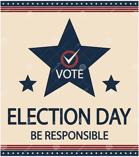 Election day stock vector. Illustration of icon, united - 78703207