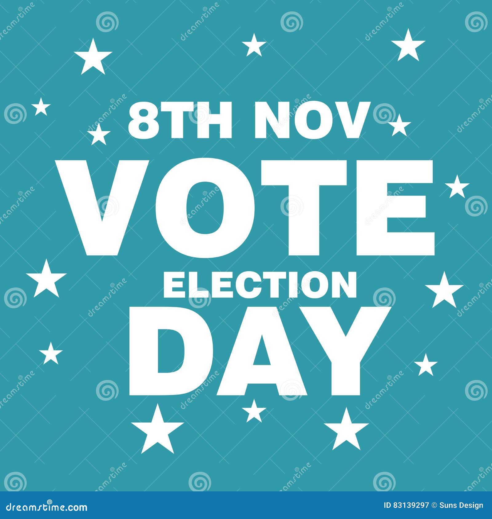 Election Day. stock illustration. Illustration of america - 83139297