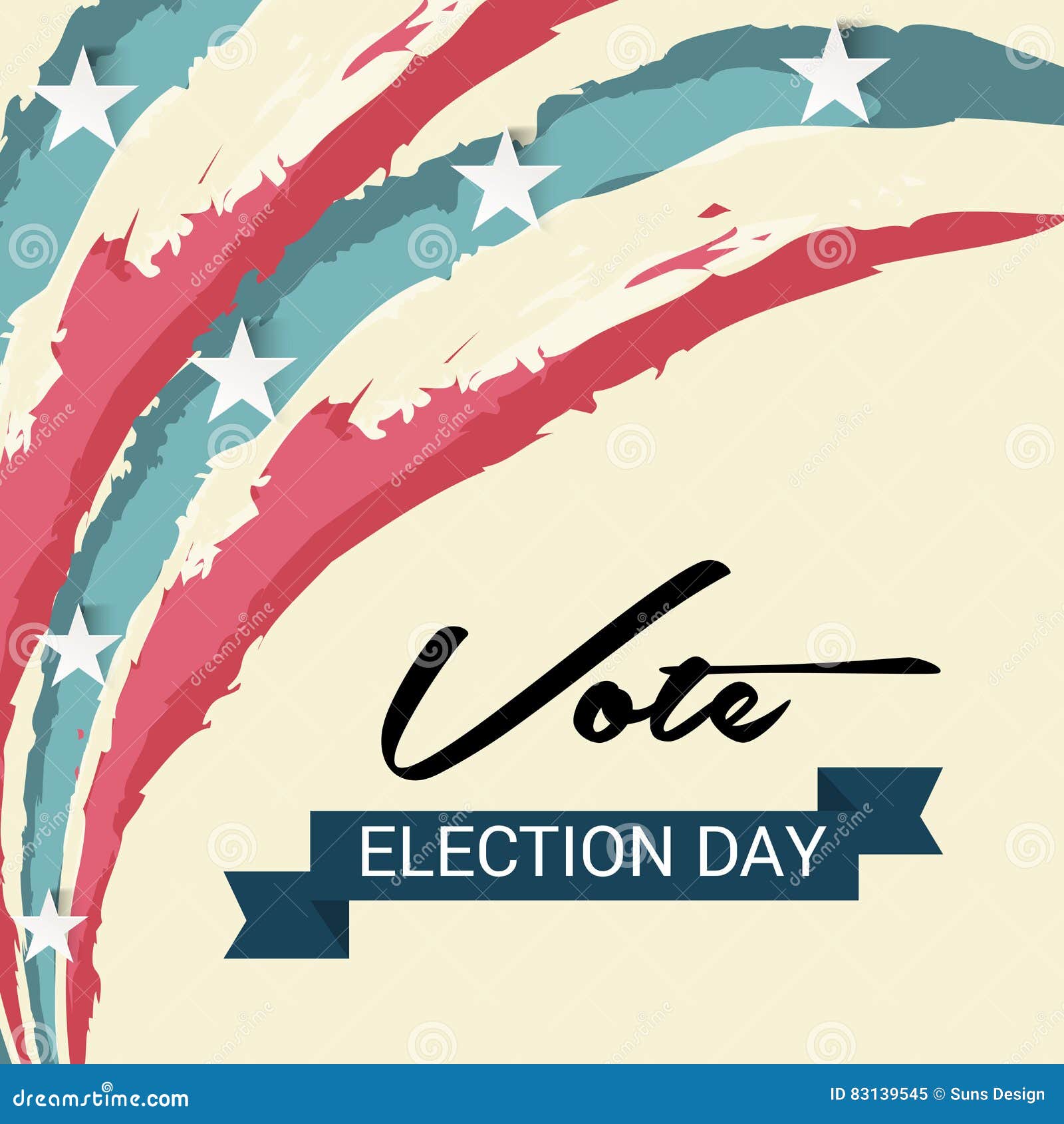 Election Day. stock illustration. Illustration of vote - 83139545