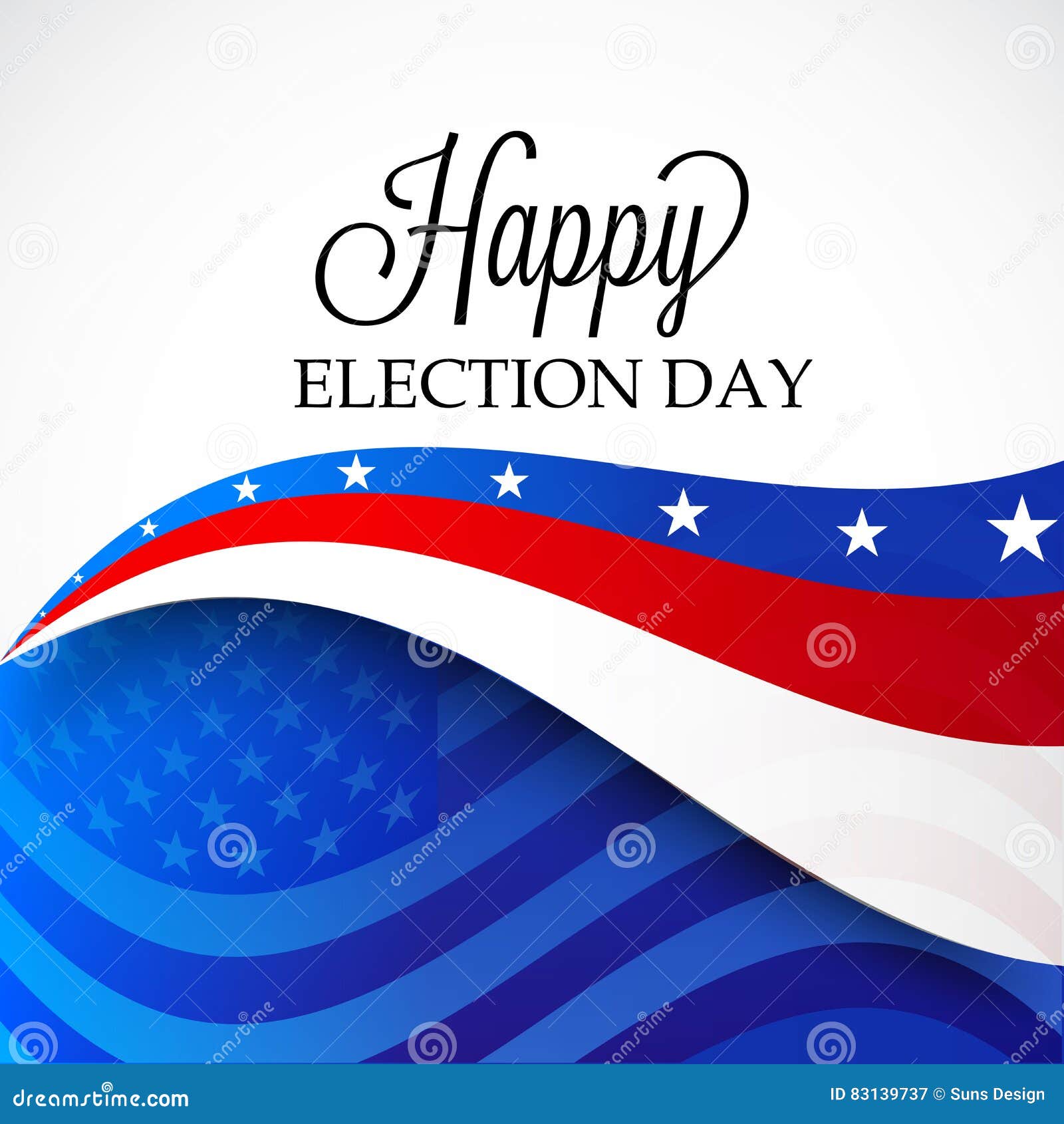 Election Day. stock illustration. Illustration of sign - 83139737