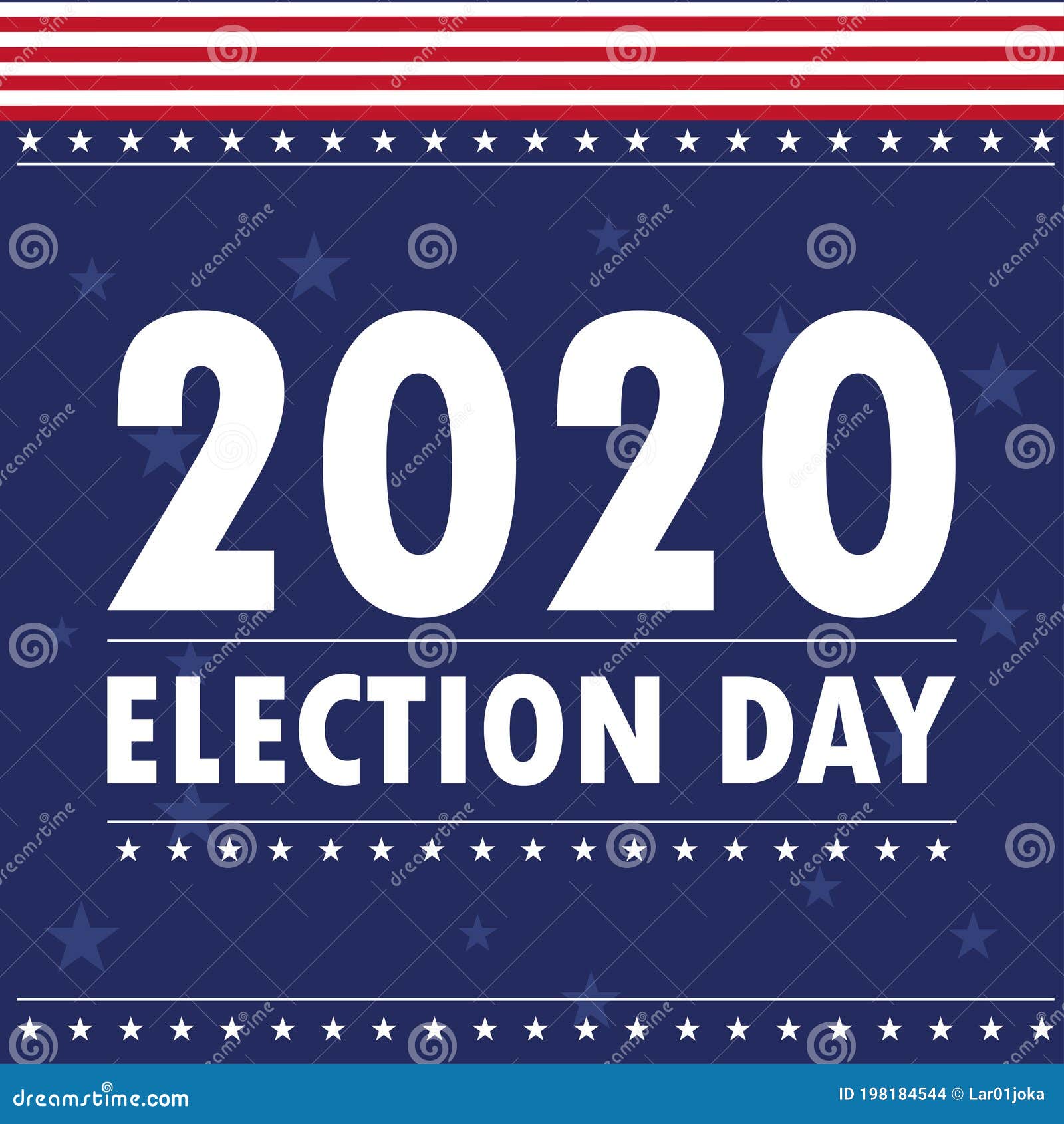 Election day poster stock vector. Illustration of party - 198184544