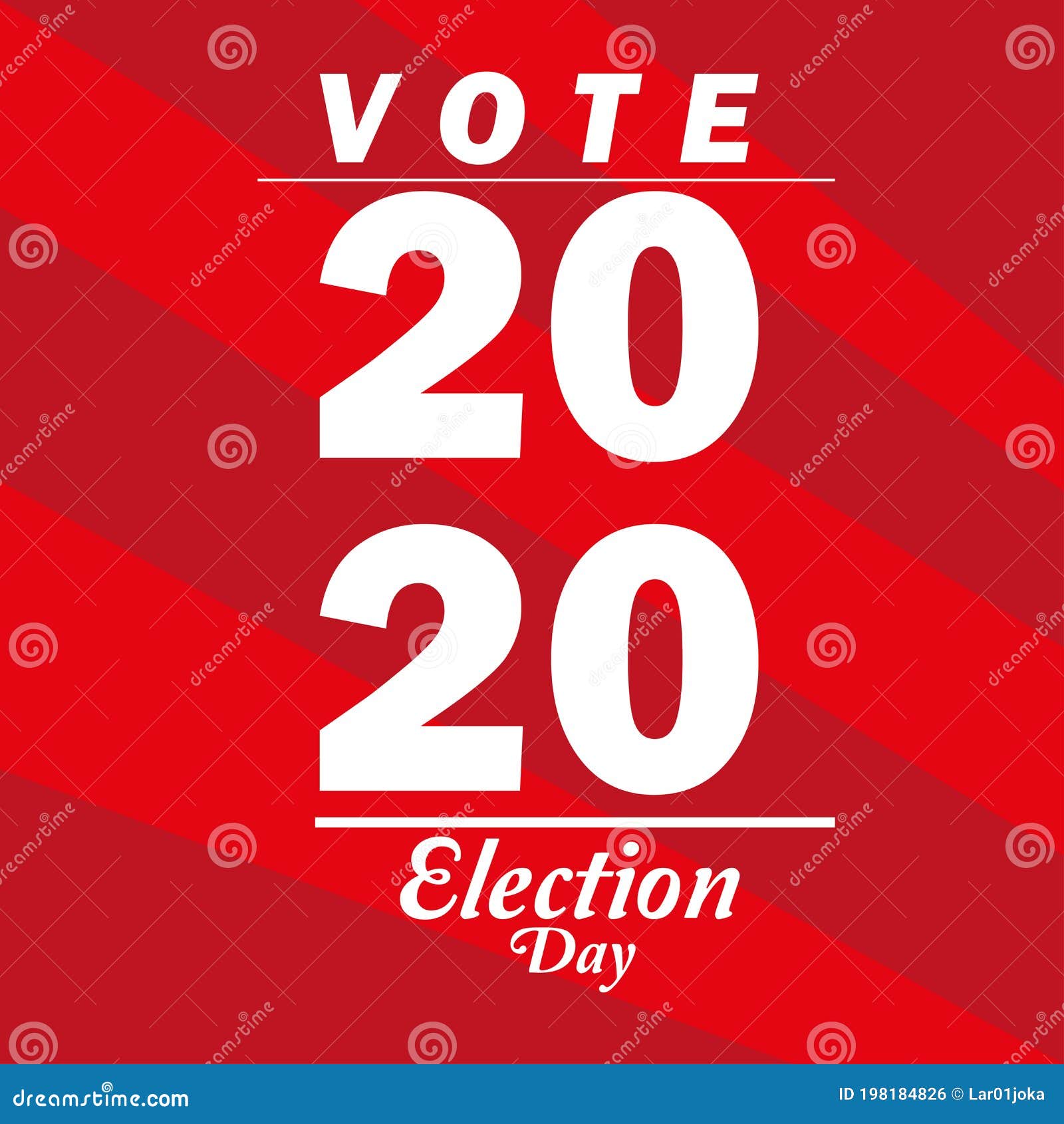 Election day poster stock vector. Illustration of candidate - 198184826